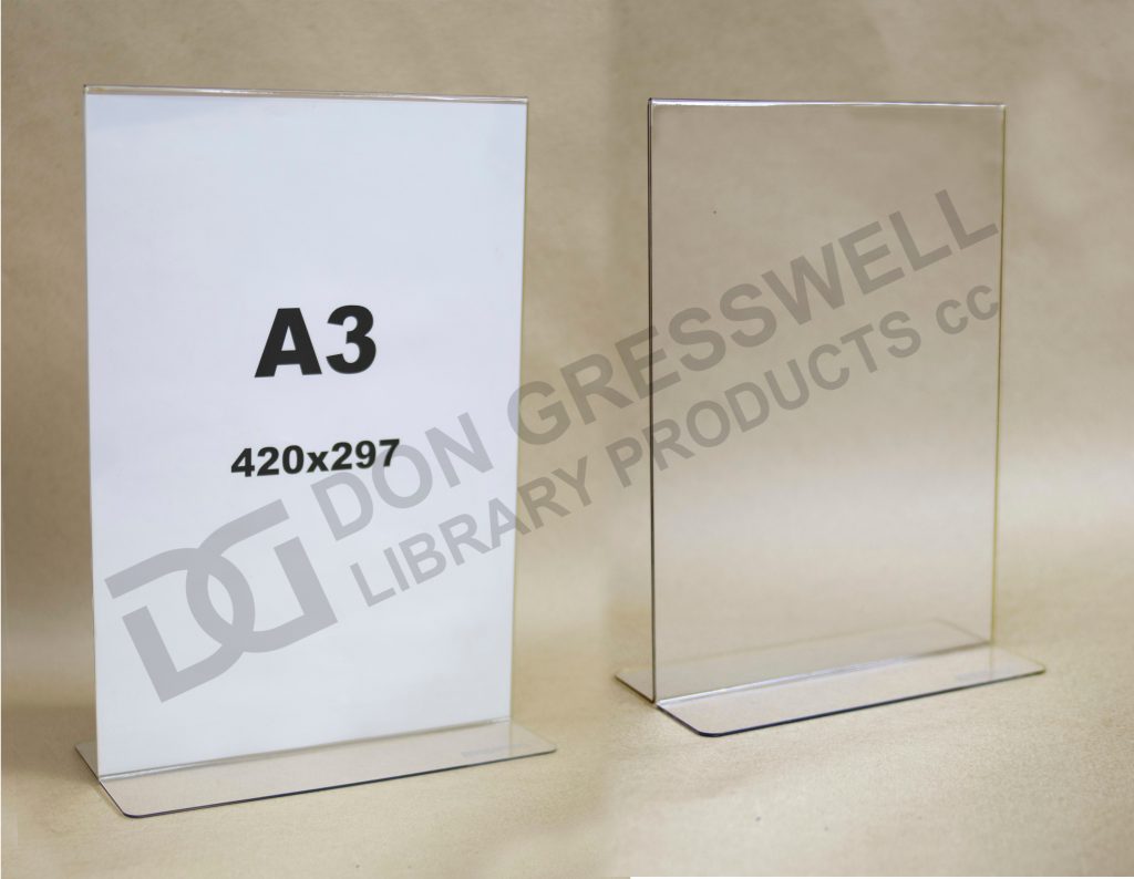 Display for Posters , Perspex , A3 | Don Gresswell